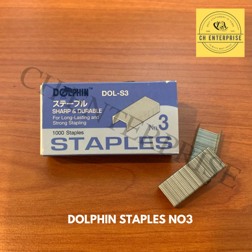 CHE 🐬DOLPHIN🌊 Staples / Ubat Stapler / Ubat Kokot No 3 Standart ...