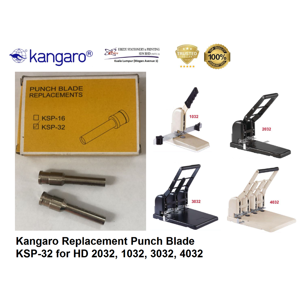 Kangaro Replacement Punch Blade KSP-32 (1set -2pcs) for HD 2032, 1032 ...