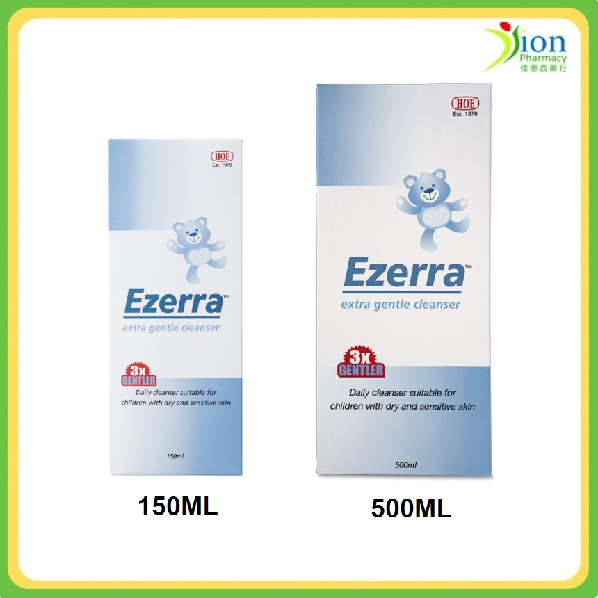 EZERRA EXTRA GENTLE CLEANSER (FOR BABY DRY & IRRITATED SKIN) | Shopee ...