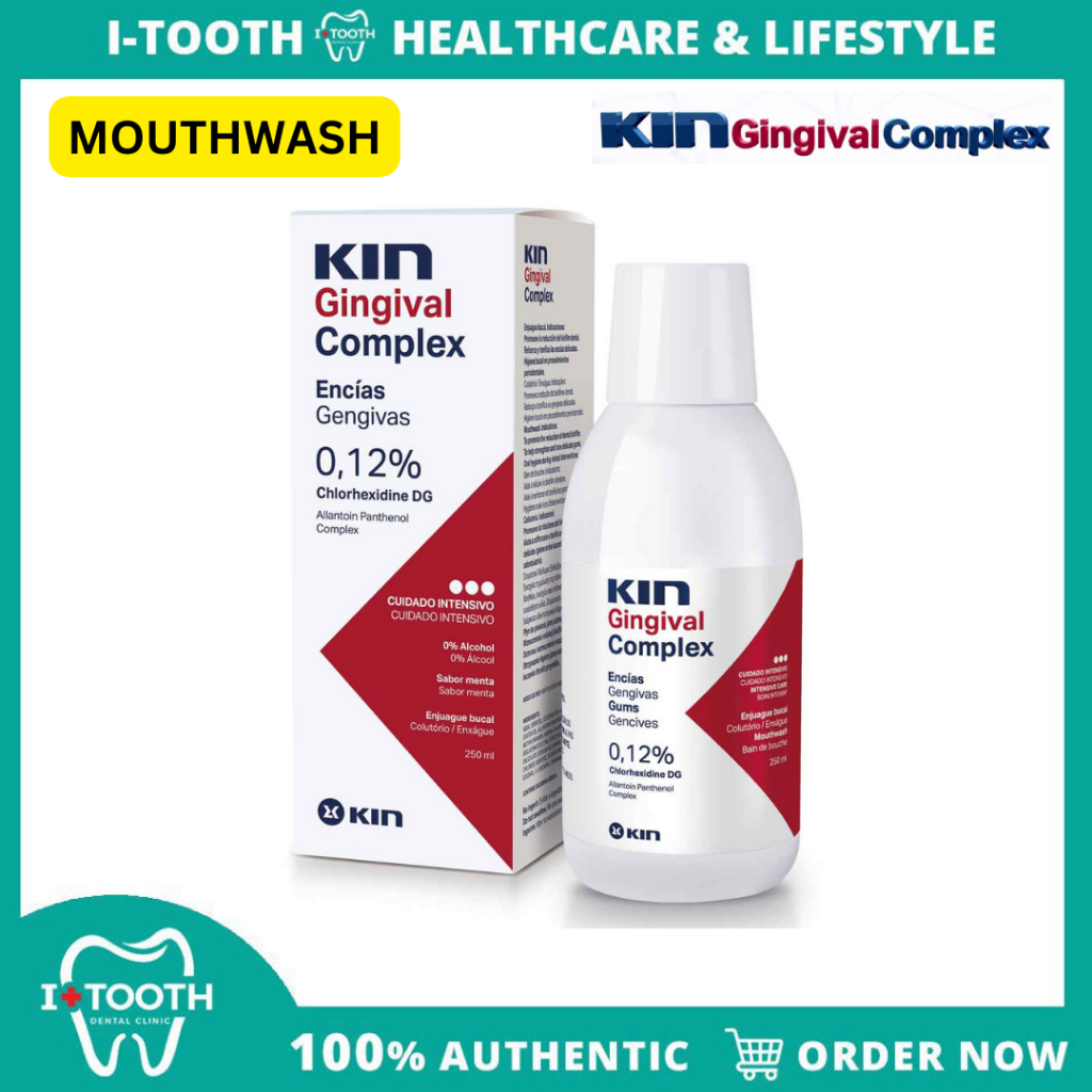Kin Gingival Mouthwash 12ml//250ml | Shopee Malaysia