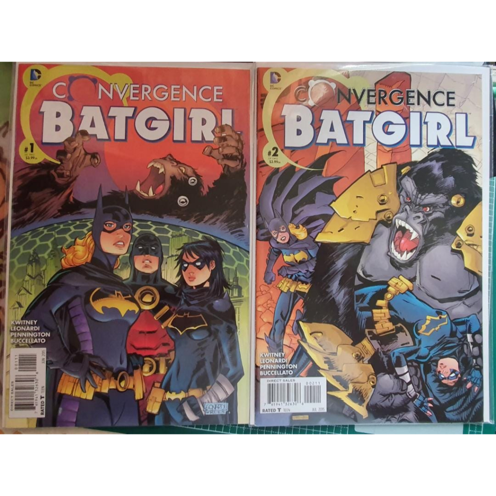 BATGIRL CONVERGENCE 2-ISSUE SET DC COMICS BAGGED & BOARDED | Shopee ...