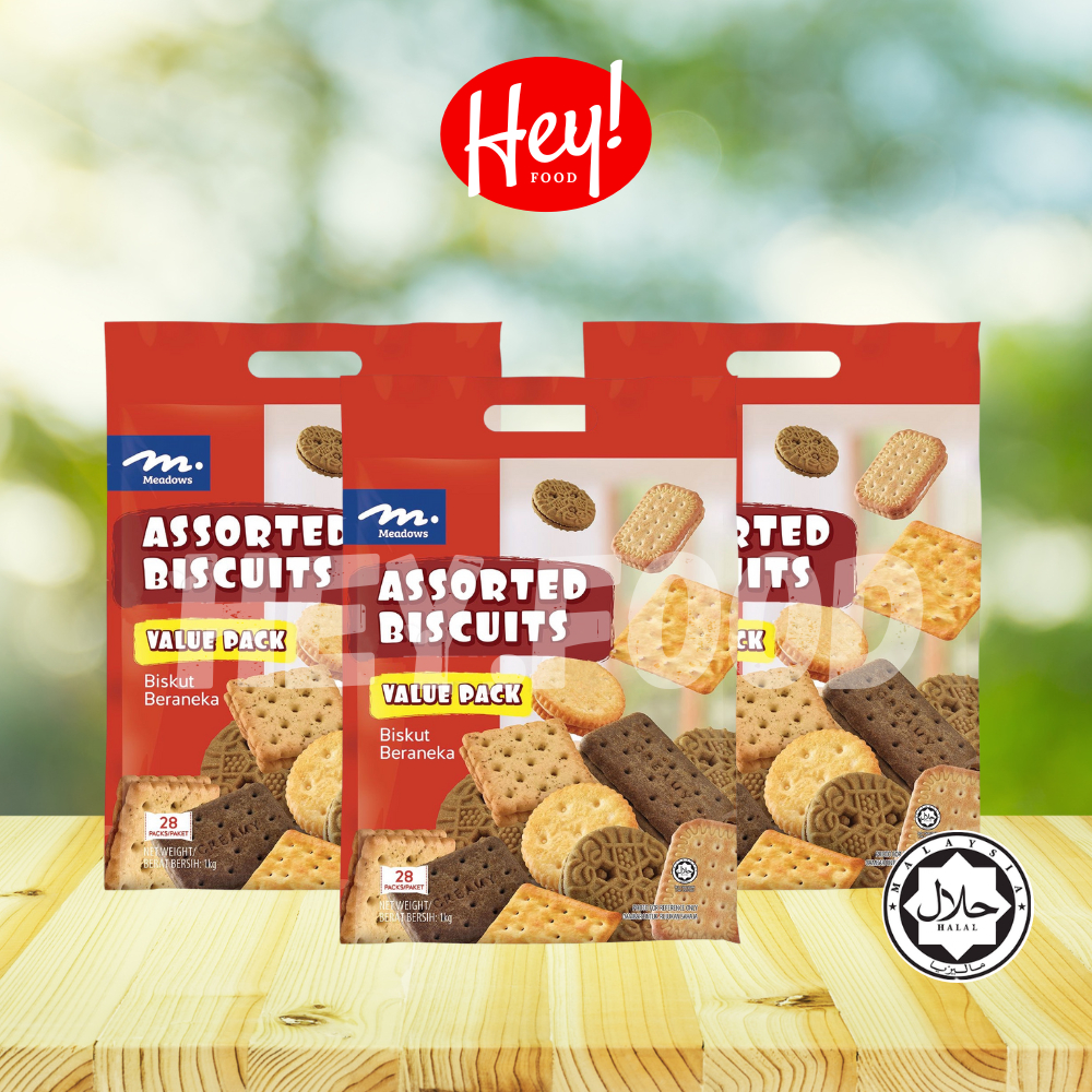 MEADOWS Assorted Biscuits Value Pack - 28 packs (1kg) | Shopee Malaysia