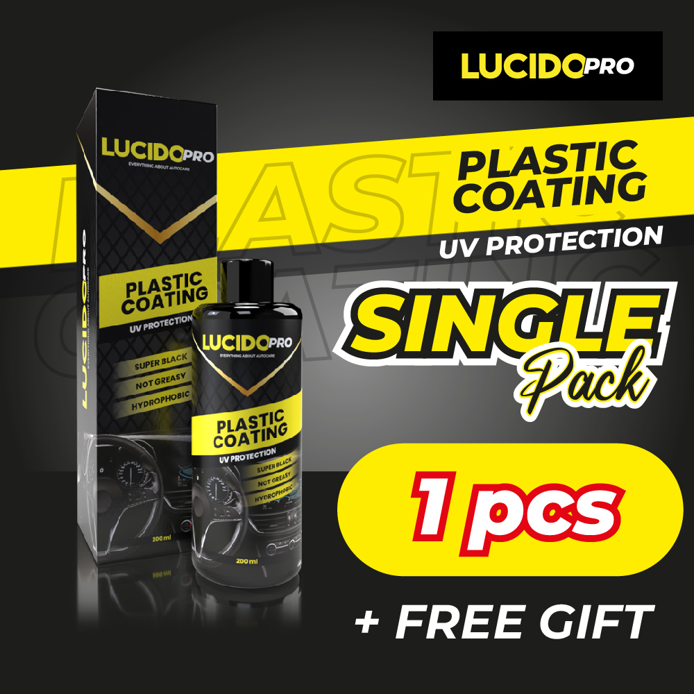 LUCIDOPRO Plastic Coating | Black Plastic Hitam Pengilat Plastik Tidak ...