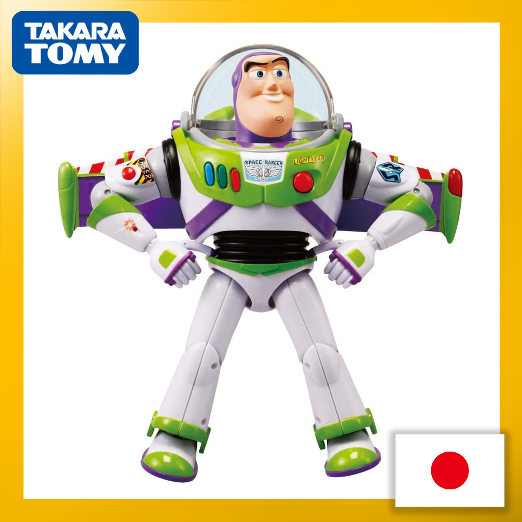 TAKARA TOMY Toy Story Real Size Talking Figure Buzz Lightyear (Remix ...