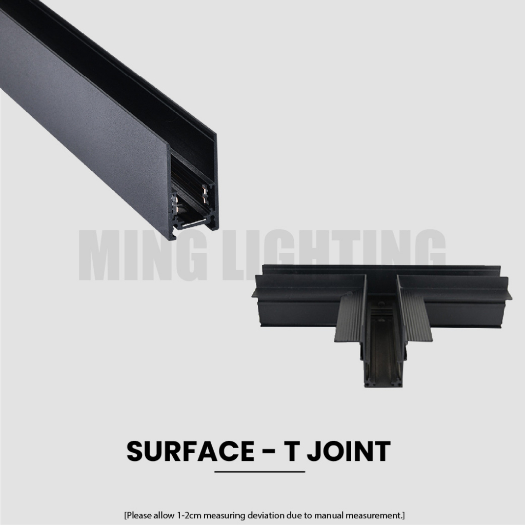 LED Magnetic Track Light Jointer Connector Joint Tracklight Recessed ...