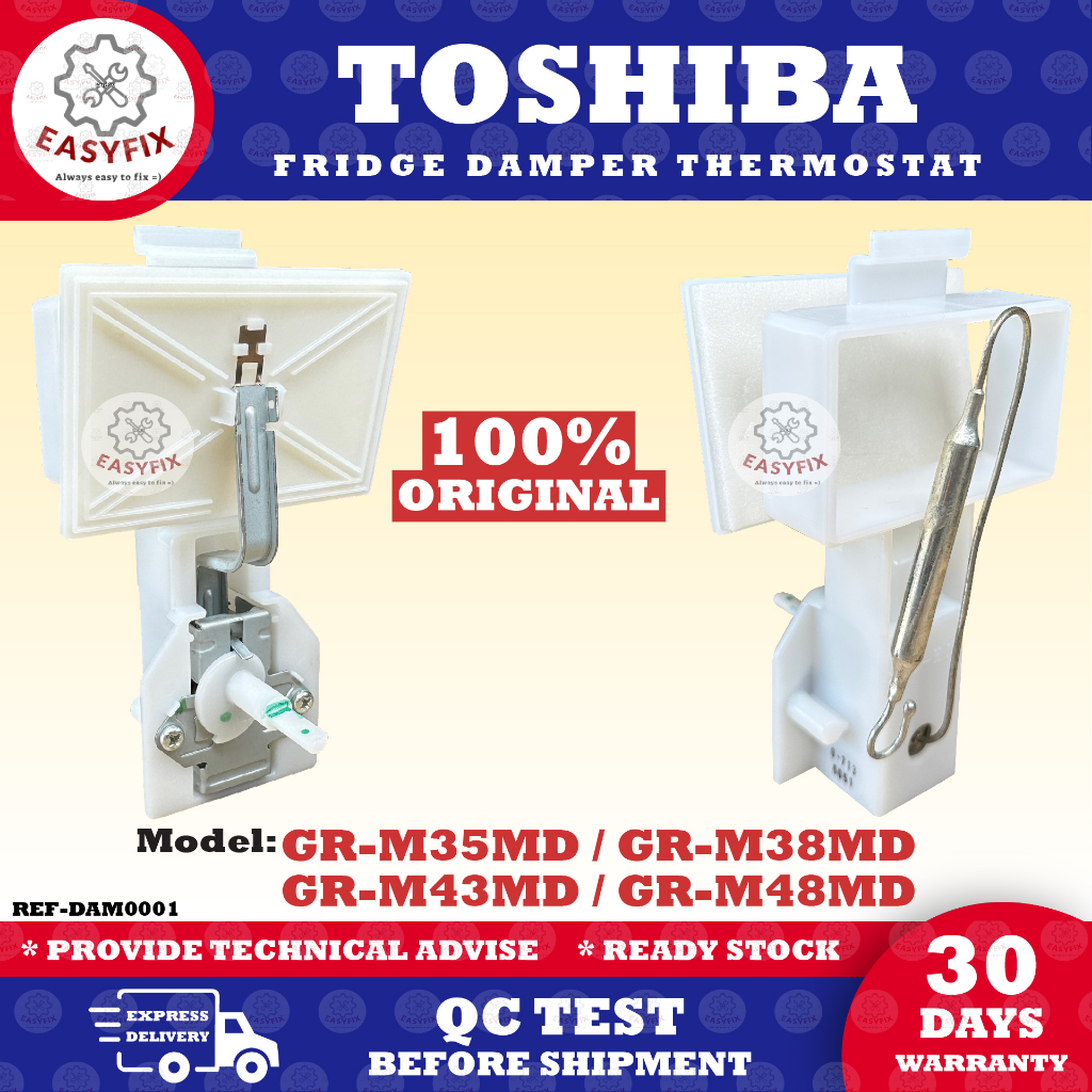 GR-M35MD GR-M38MD GR-M43MD GR-M48MD TOSHIBA FRIDGE DAMPER THERMOSTAT D703 D713 | Shopee Malaysia