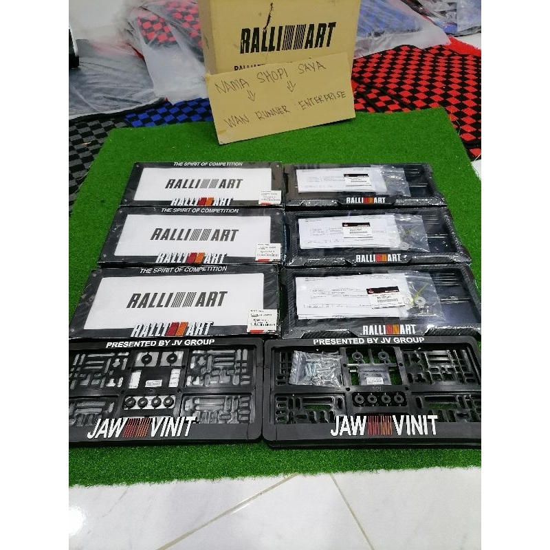 FRAME PLATE Ralliart ORIGINAL 3 DESIGN | Shopee Malaysia