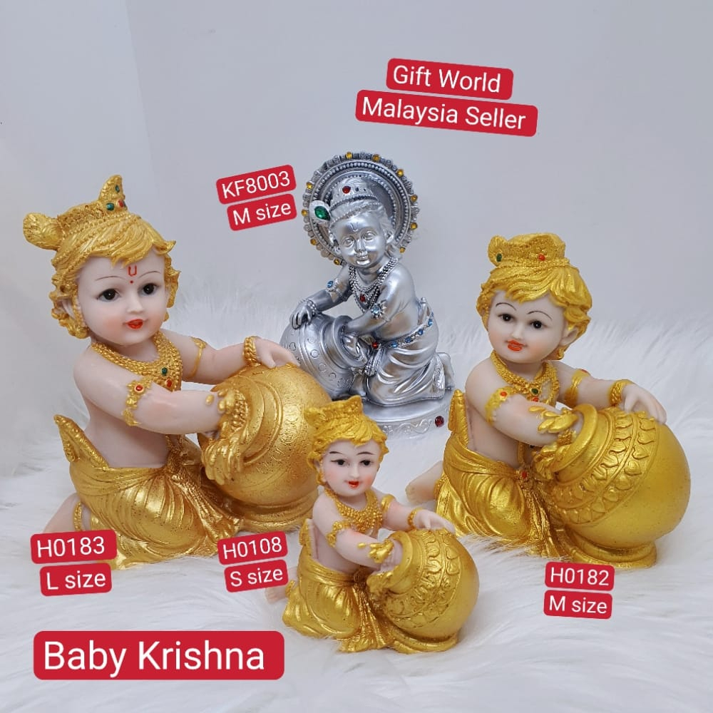 KRISHNA / BABY KRISHNA / LITTLE KRISHNA STATUES ** MALAYSIA READY STOCK ...