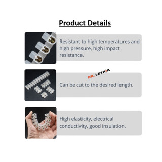 5A / 10A / 15A / 20A / 30A PVC Cable Connector Terminal Strip (10strips ...