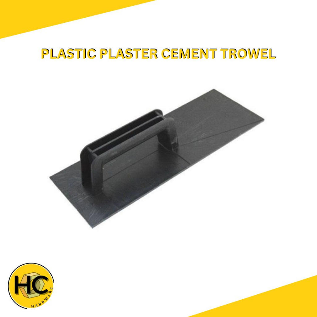 4" PVC Cement PLASTERING Trowel Plaster Ketam Black | Shopee Malaysia