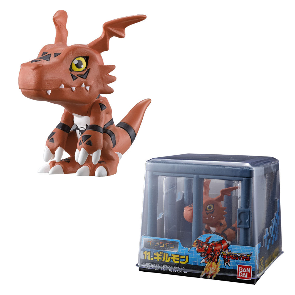 Bandai Digimon Adventure Mini Figure Cage (Dukemon, Omegamon, Greymon ...