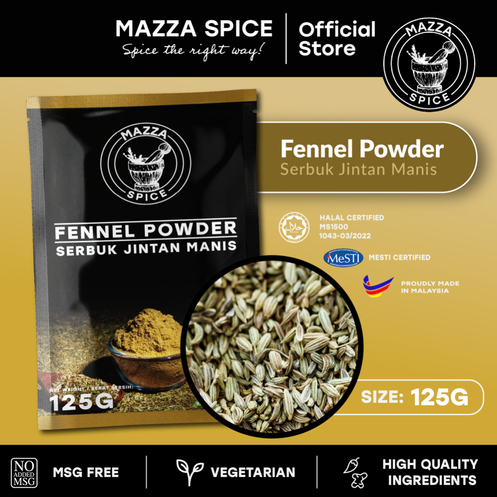 Mazza Spice Fennel Powder / Serbuk Jintan Manis | Shopee Malaysia