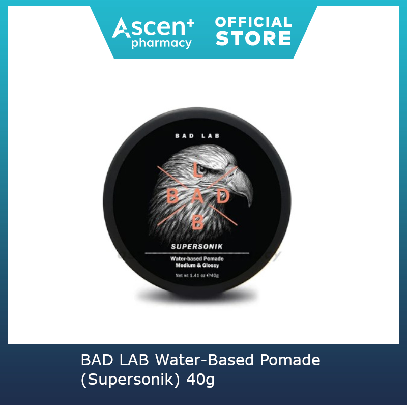 BAD LAB Water-Based Pomade (Supersonik) [40g] | Shopee Malaysia