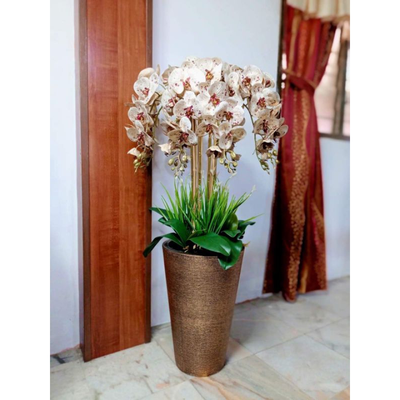 FLOOR ORCHID/GUBAHAN ORKID PREMIUM PASU BESAR TINGGI UNTUK RUMAH, OFIS ...