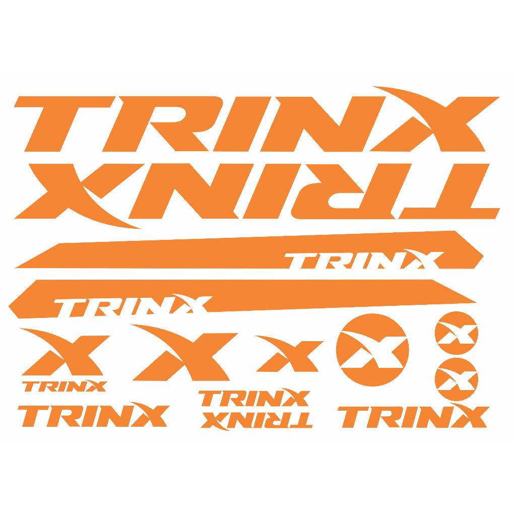 [NEW] Trinx cycling sticker bicycle bike sticker 14 pcs stiker frame ...
