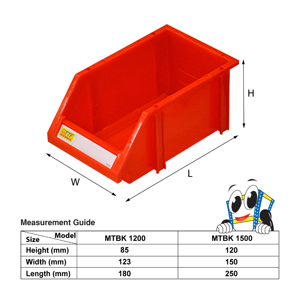 TTF Rack™ (MTBK SERIES) Multi Tool Box Storage Box Organizer ( 1 ...