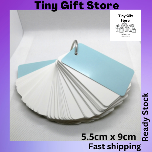 Tiny Gift Store Flash Card for Kids Memo Mini Notebook Ring Binder ...