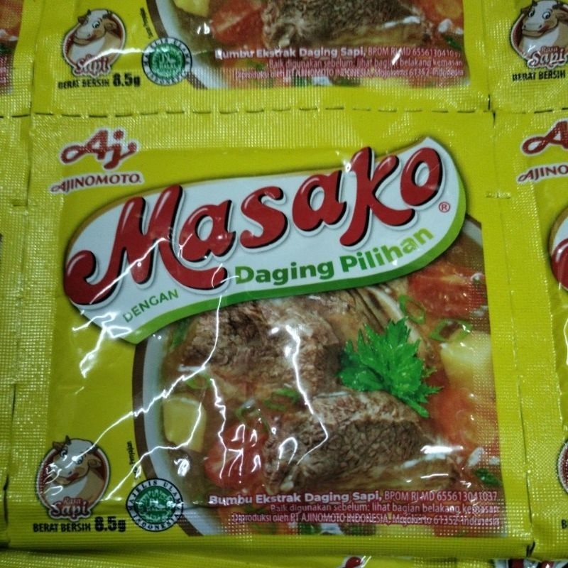 MASAKO SAPI 8.5 gr [saset kecil] Asli🇮🇩 | Shopee Malaysia