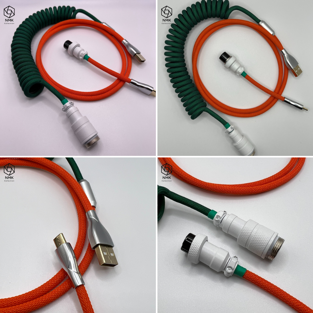 [Ready Stock] Custom Made Coiled Keyboard Cable USB-C to USB-A Premium ...