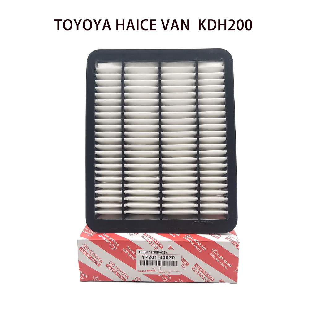 Air Filter TOYOTA HIACE VAN AIR FILTER DENSO KDH200 DIESEL KDH2, LAND ...