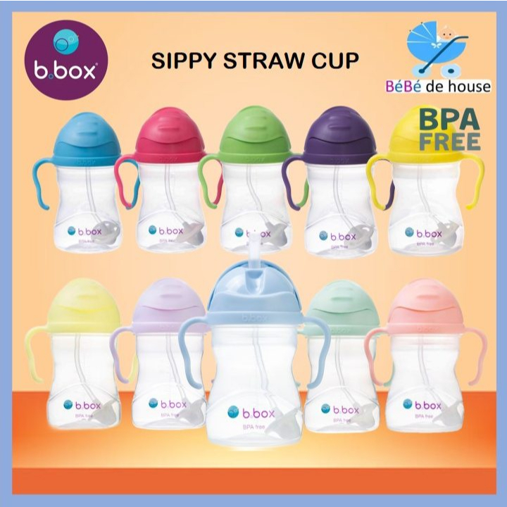 B.Box Bbox Botol Air Baby Sippy Straw Cup 240ml With 360 Degree ...