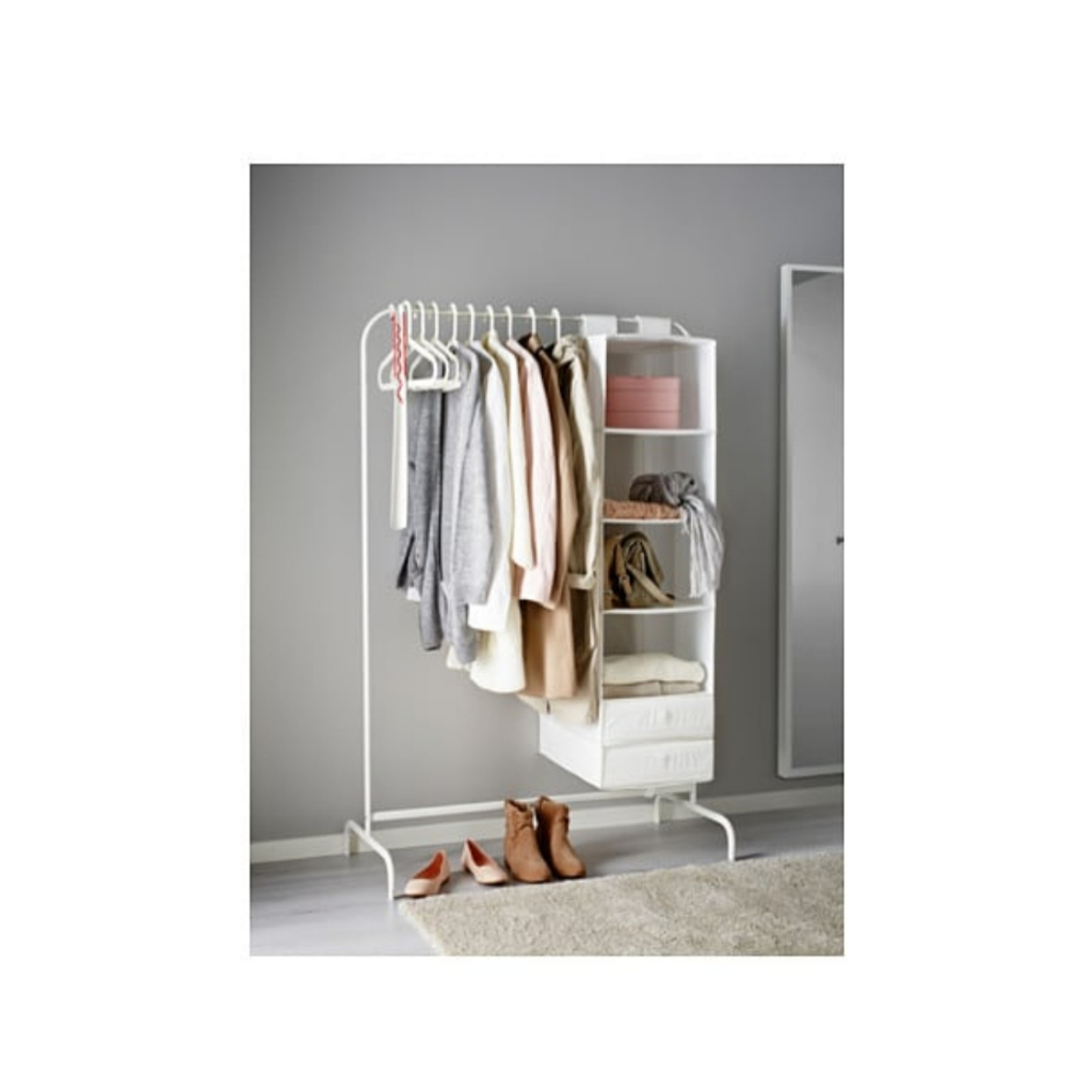 💥ORIGINAL💥 IKEA MULIG Clothes rack, white, 99x152 | Shopee Malaysia