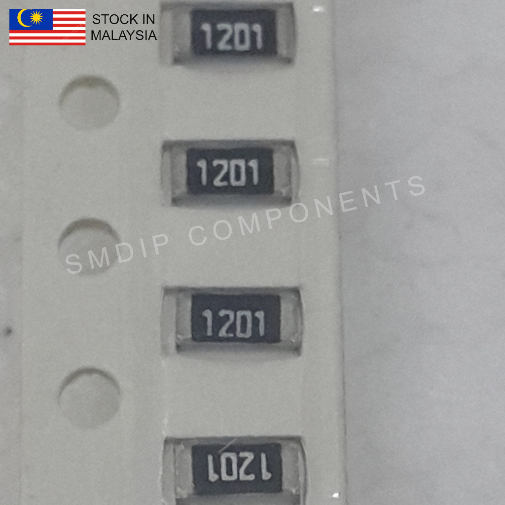 10 PCS Yageo 1.2k ±1%, 1206 SMD Resistor (1201) | Shopee Malaysia