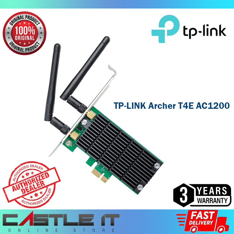 TP-LINK ARCHER T2E AC600 T4E AC1200 WIRELESS DUAL BAND PCI EXPRESS ...