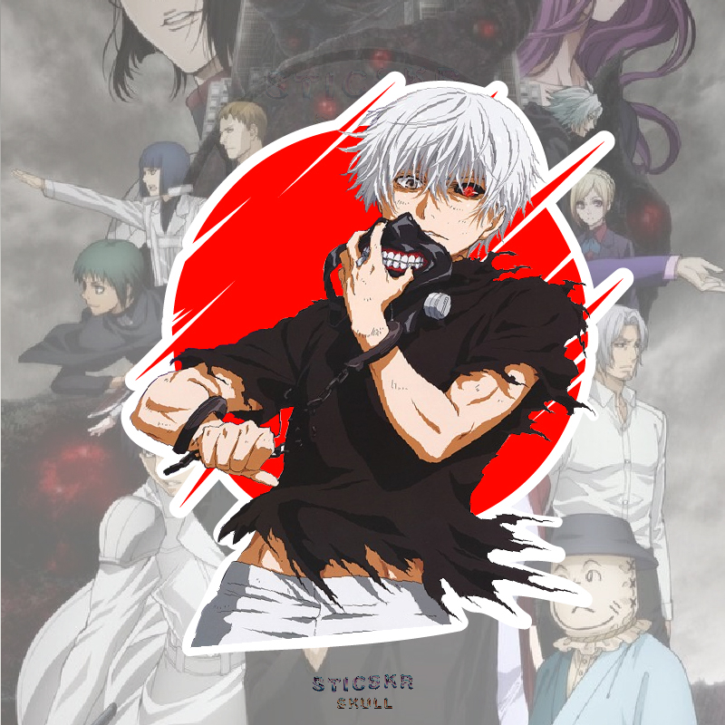 Tokyo Ghoul Kaneki Ken Sticker Sticker Luggage Laptop Skateboard ...