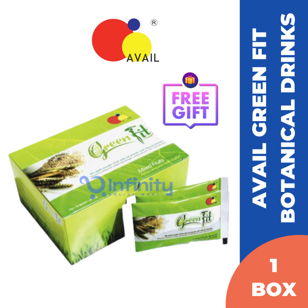 AVAIL Green Fit Botanical Beverage Mix Apple/ Detoks Green Fit (Free ...