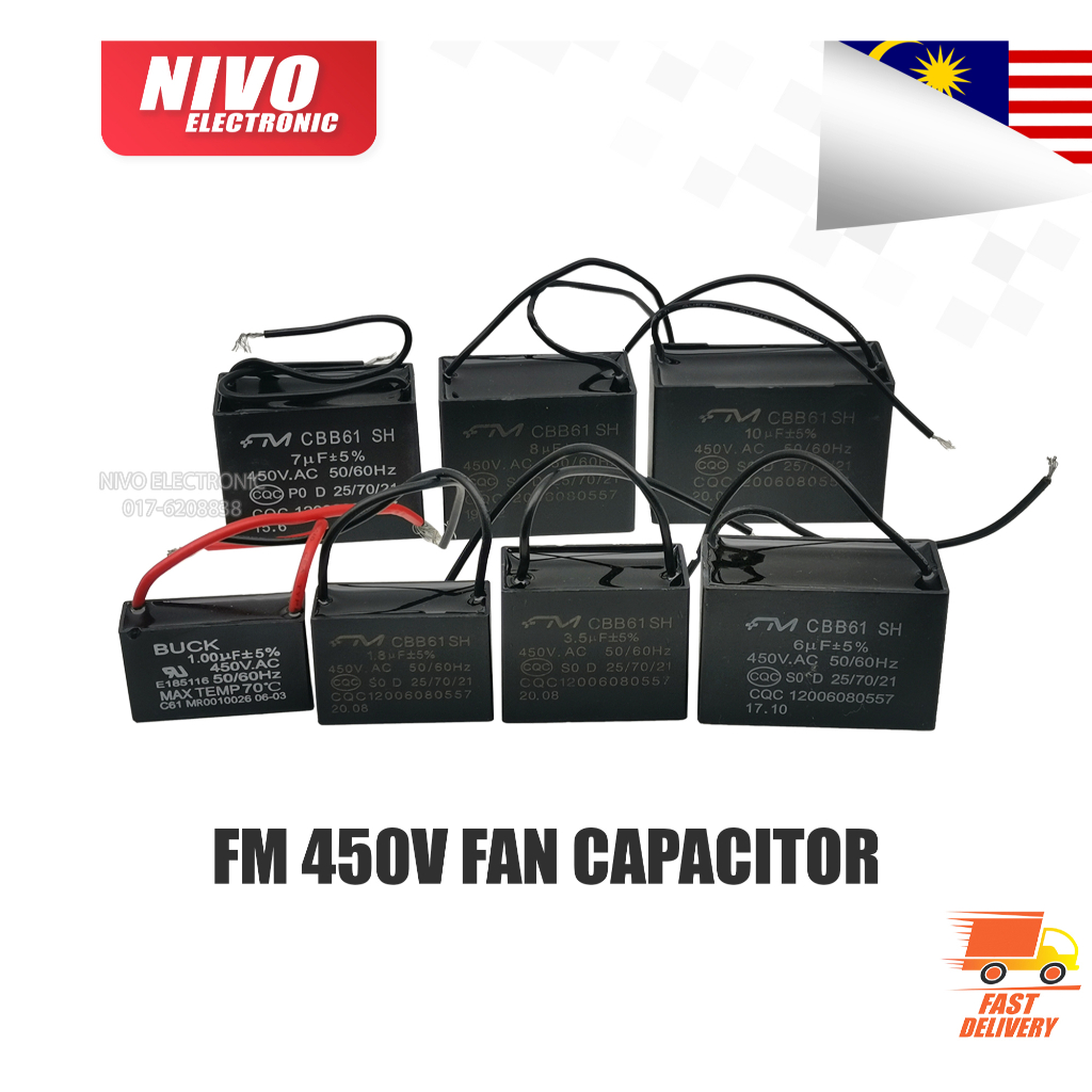 FM CAPACITOR CAPACITOR OR CONDESOR FOR FAN CEILING FAN TABLE FAN ...