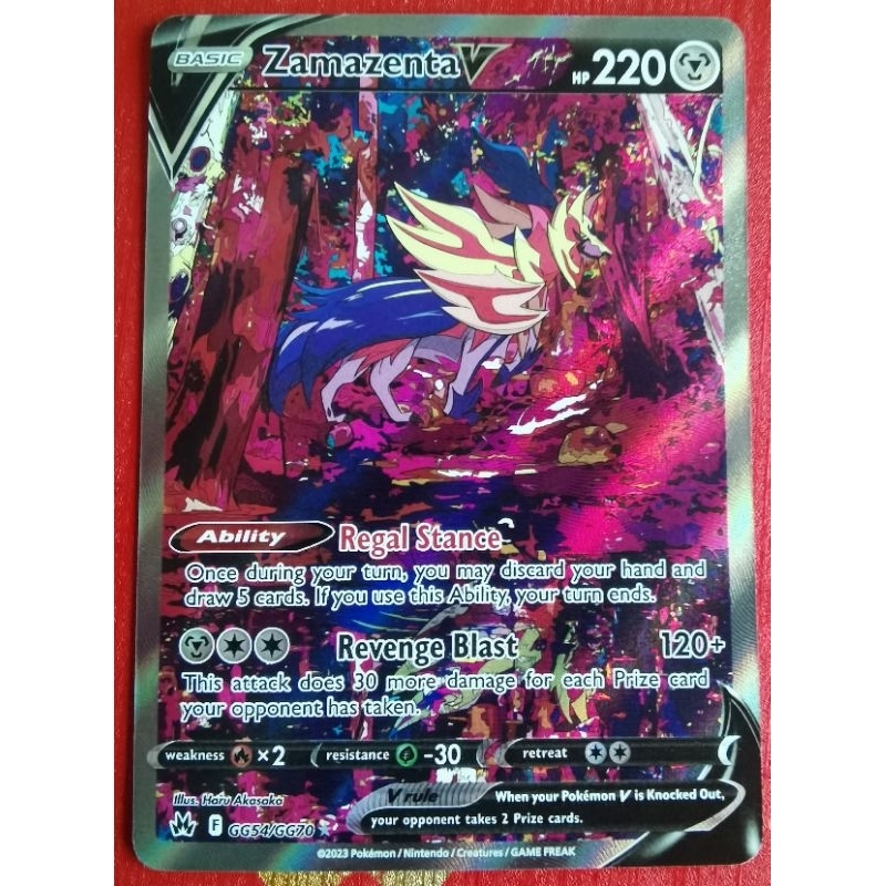 Pokémon TCG Singles - Zamazenta Vstar / Zamazenta V / Zamazenta ...