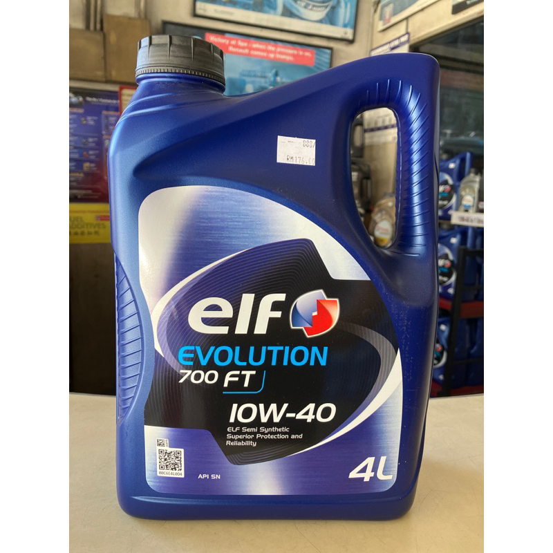 (100%ORIGINAL) Elf Evolution 700FT 10W-40 (4L) | Shopee Malaysia