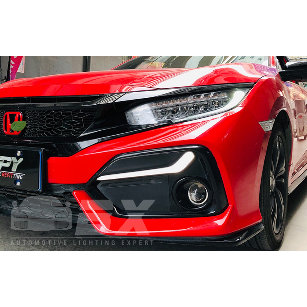 Civic Fc Type R Si Bumper DRL -- LED DRL Cover (L shape) | Shopee Malaysia