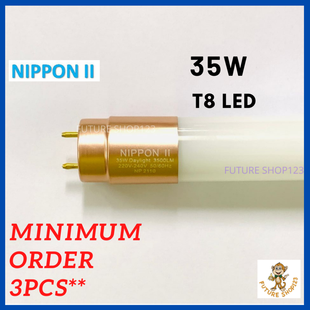 GELOOF/NIPPONII 35w 48w 58w LED T8 Extra Super Bright Tube Lampu Kalimantang 4FT 36W 48W 58W ...