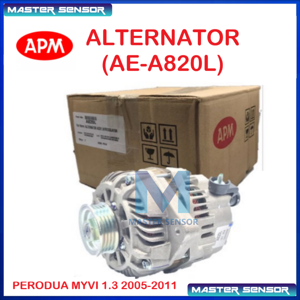 APM ALTERNATOR PERODUA MYVI 1.3 2005-2011 (3PIN ) (AE-A820L) | Shopee ...