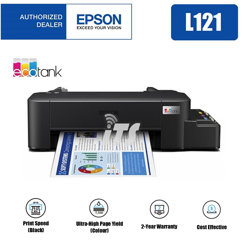 Epson EcoTank L121 Ink Tank Printer | Shopee Malaysia
