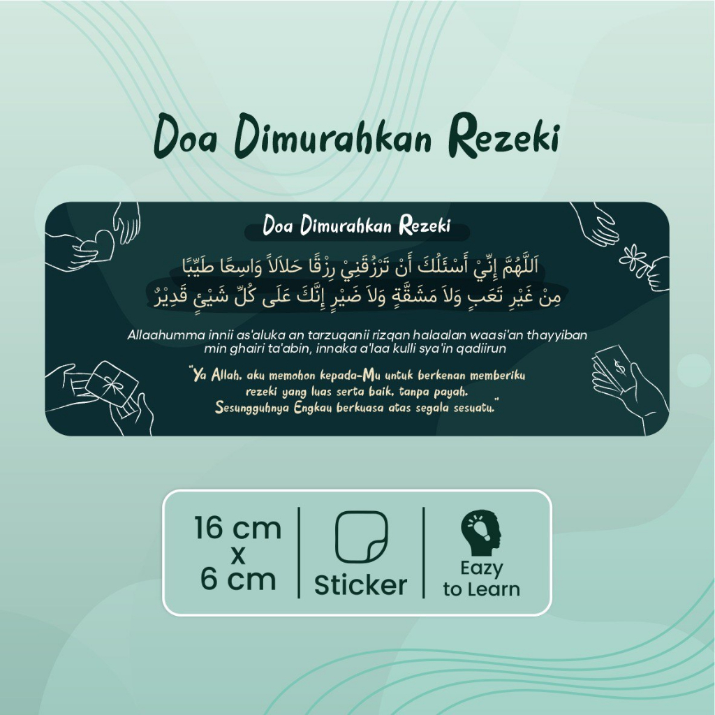 60 Pilihan Doa Harian Sticker Colourful Bookmarks With Free Gift ...