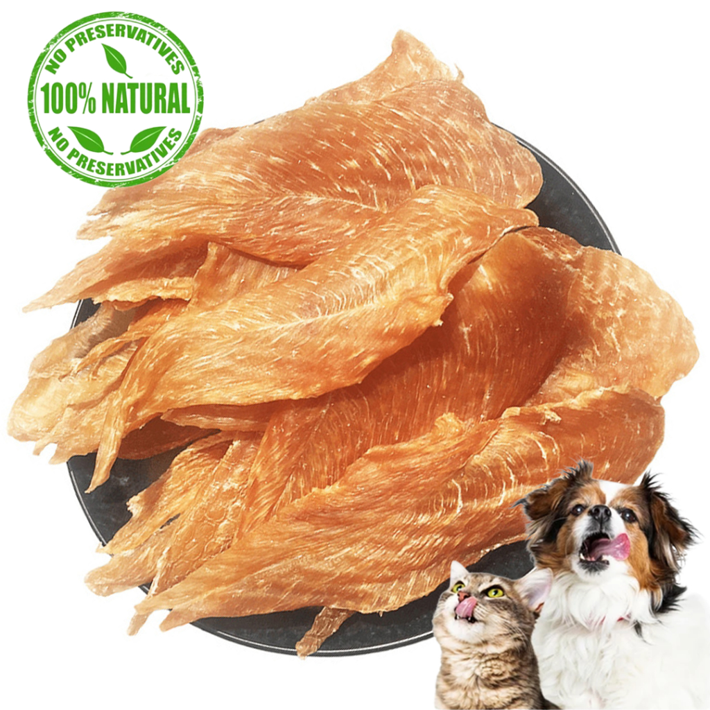 Handmade Dehydrated Chicken Breast Jerky Cat Dog Food/Jerki Dehidrasi ...