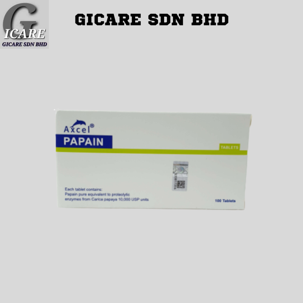 AXCEL PAPAIN 10'S (PROTEOLYTIC ENZYMES) | Shopee Malaysia