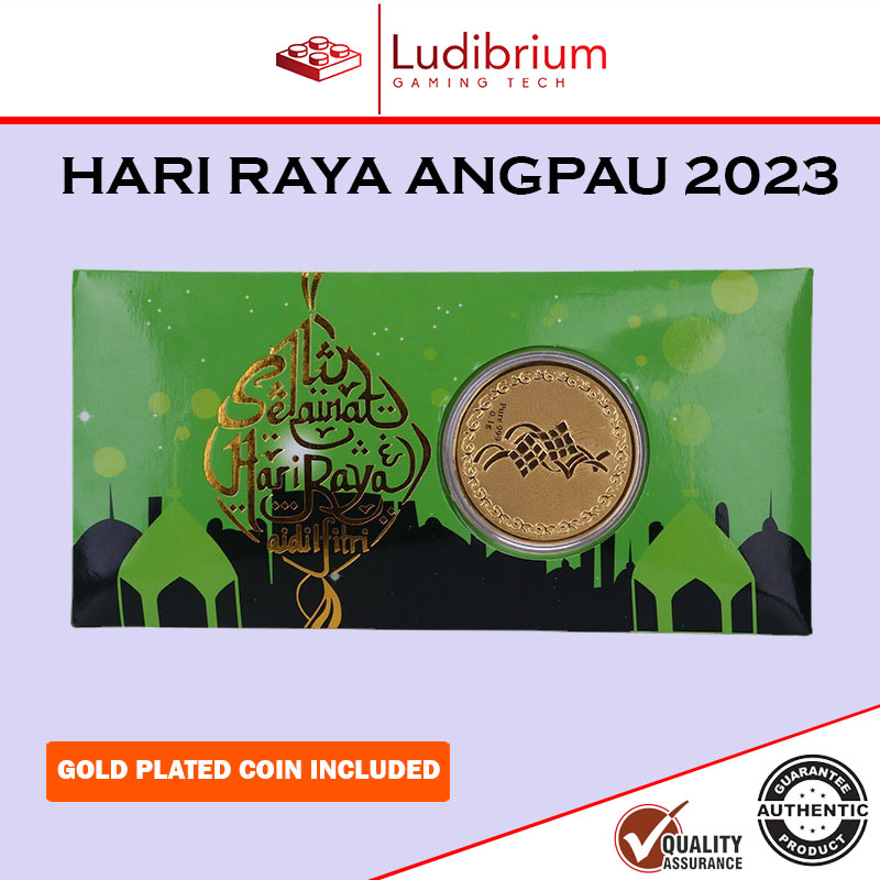 LUDIBRIUM Angpau Hari Raya 2023, special dengan coin emas dan duit ...