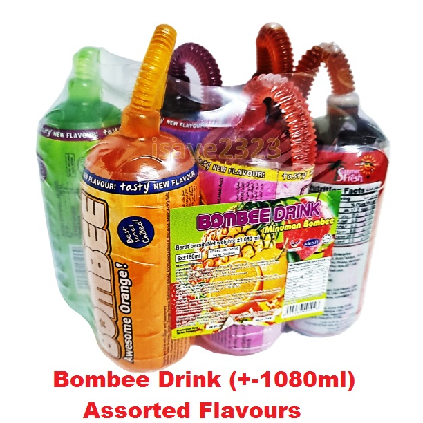 Bombee Drink / Minuman Bombee ( +-1080ml) - Assorted Flavours | Shopee ...