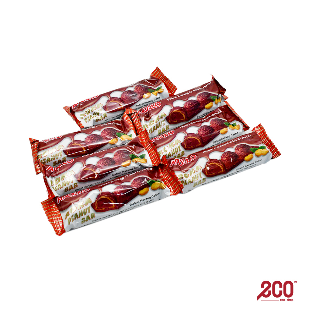 Apollo Roka Peanut Bar (7S x 18G) - AB-L006-T02-03 | Shopee Malaysia