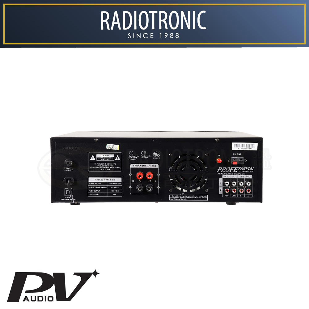 PV Audio Mixer Amplifier With USB 100W DS-9702-KB203 (MCMC Approved ...