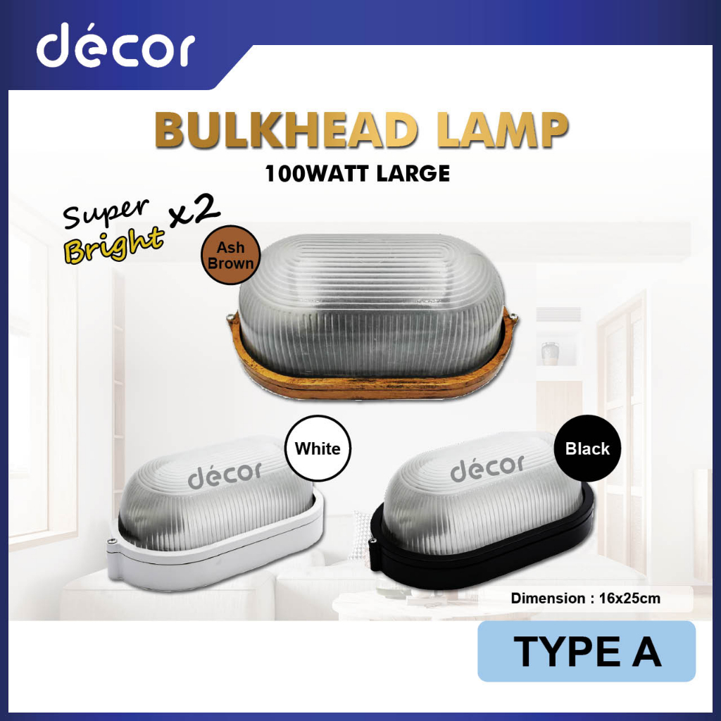 Outdoor Bulkhead Lamp Nordic Style IP65 Weather Proof Outdoor Wall ...