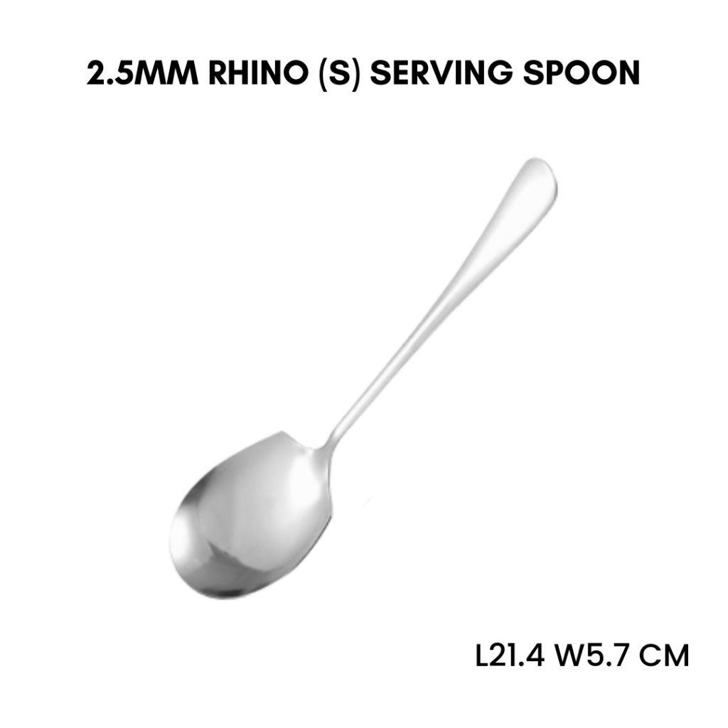 2.5MM RHINO (S) SERVING SPOON Small Rice Spoon Rice Scoop Serving Spoon ...