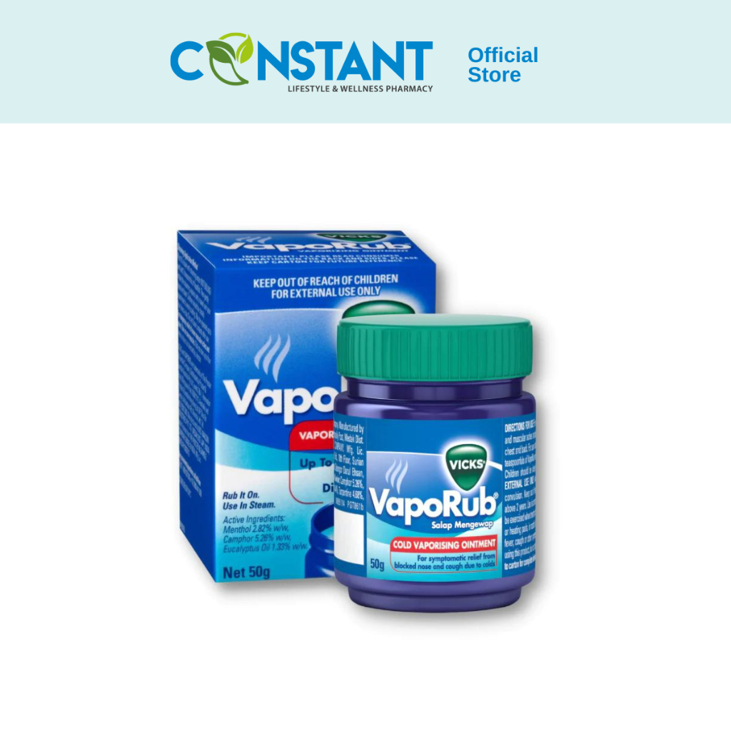 Vicks Flu Relief Vaporub 50g | Shopee Malaysia