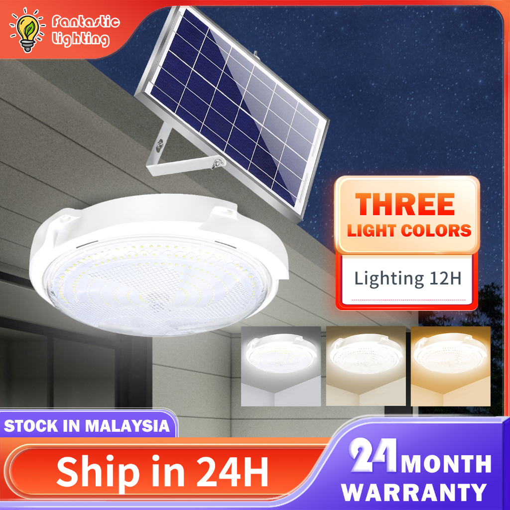 Solar Lamp Indoor 500W LED Solar Ceiling Light Bedroom Lighting Lampu ...