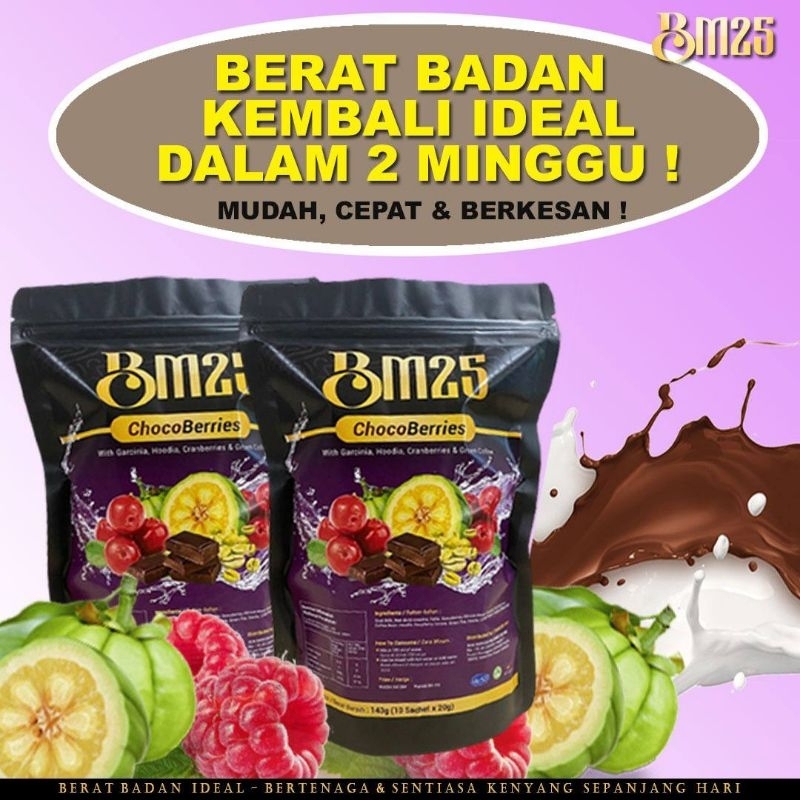 1 paket BM25 Kurus & Sihat(chocoBerries) | Shopee Malaysia