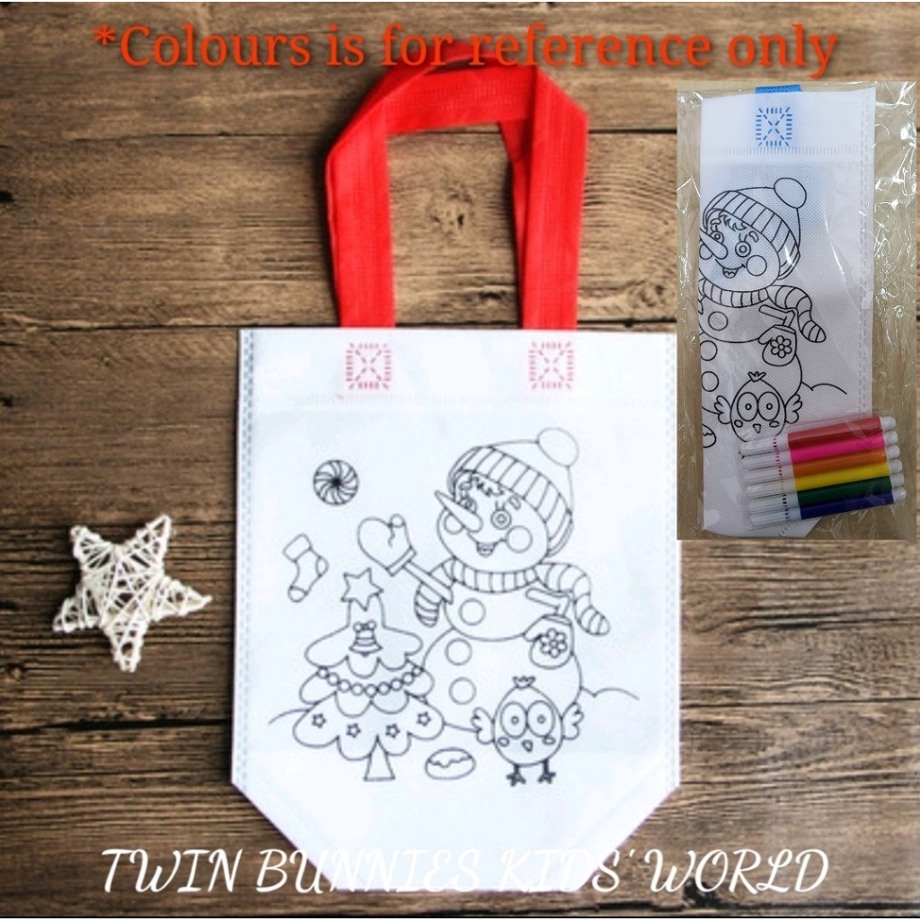 TB Art and Craft DIY Bag Colouring Bag Drawing Bag Goodies Bag Painting ...